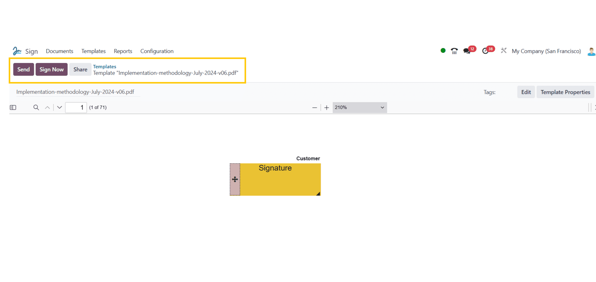 How to Manage Digital Signatures in Odoo 18 Document Module?